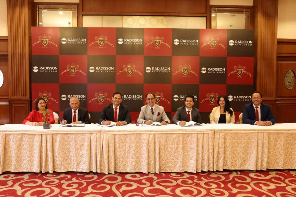Signing of Radisson Red Bengaluru City Centre, with 111-key